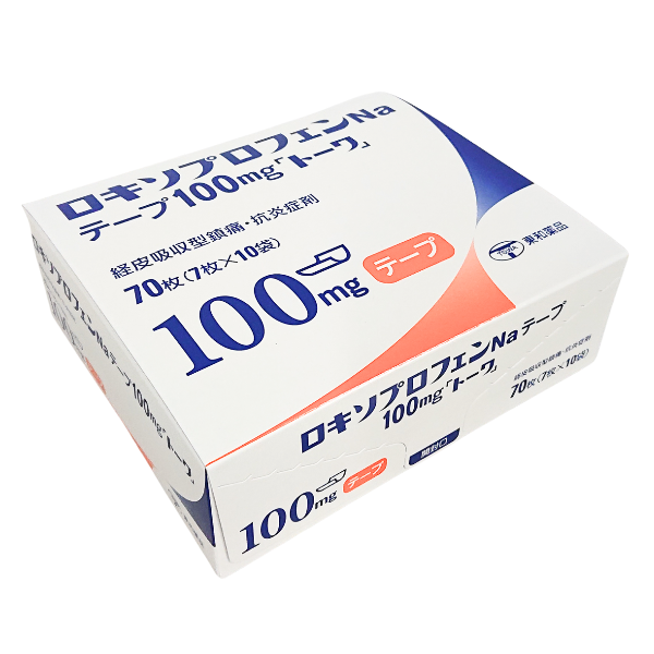 【在庫限り】ﾛｷｿﾌﾟﾛﾌｪﾝnaﾃｰﾌﾟ100mg｢ﾄｰﾜ｣ 7枚×10袋 鍼灸用品サイト Maiple